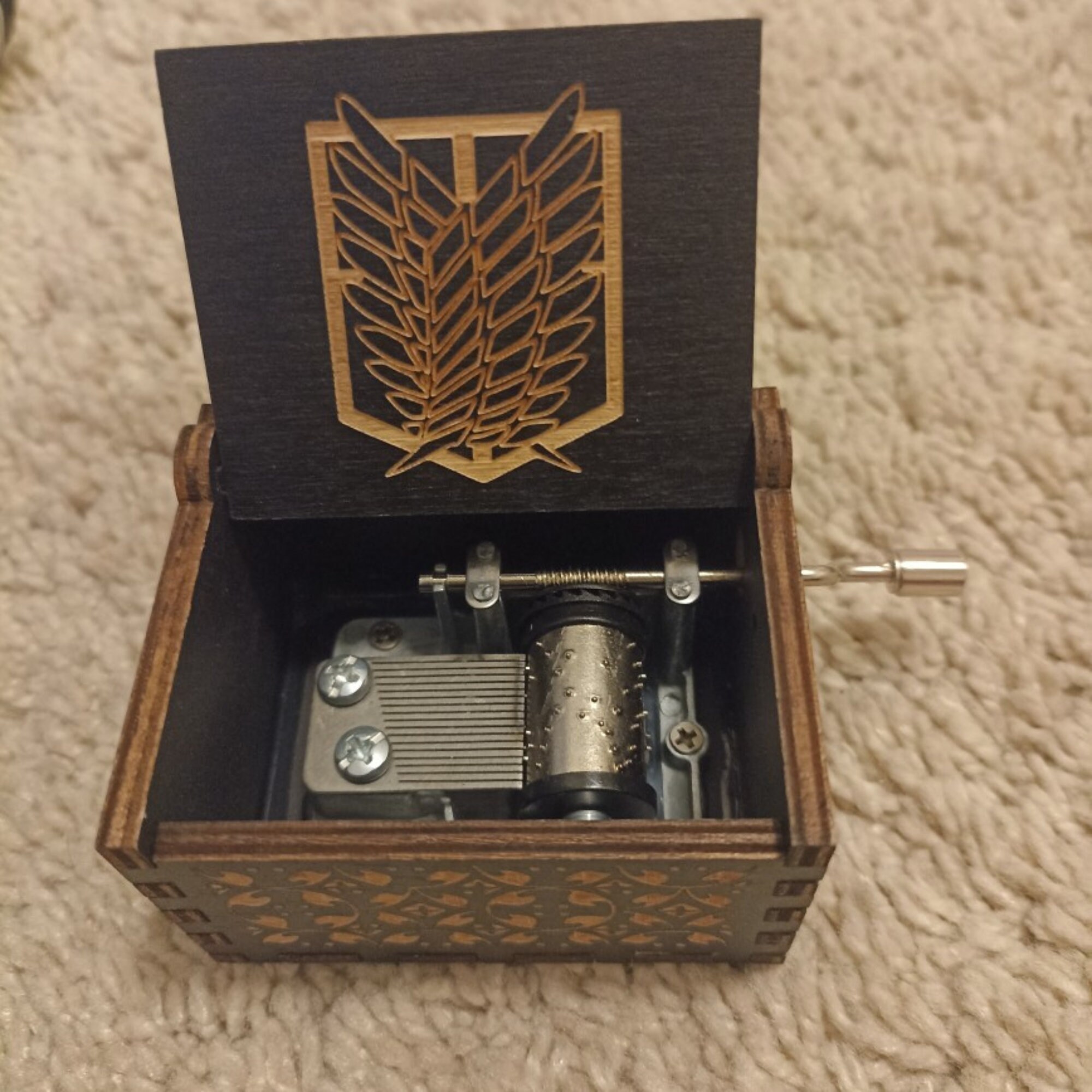 Japanese Anime Music Box Handcrafted Wooden Keepsake Custom - Etsy