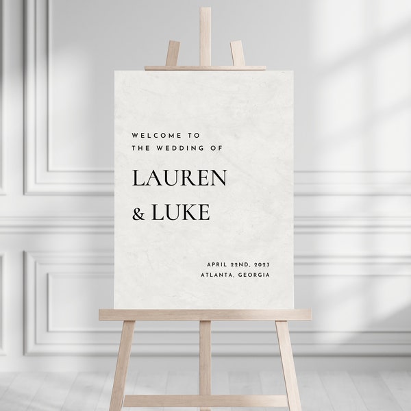 Marble Wedding Sign - Etsy