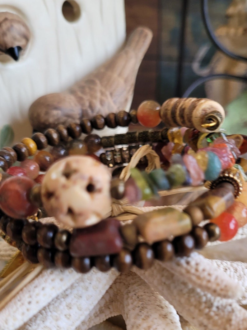 Stylish Stone Handmade Boho Bracelet - Etsy