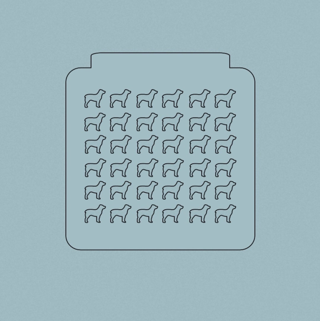 Labrador Sprinkle Stencil 4 X 3.75 X 0.25mm - Etsy