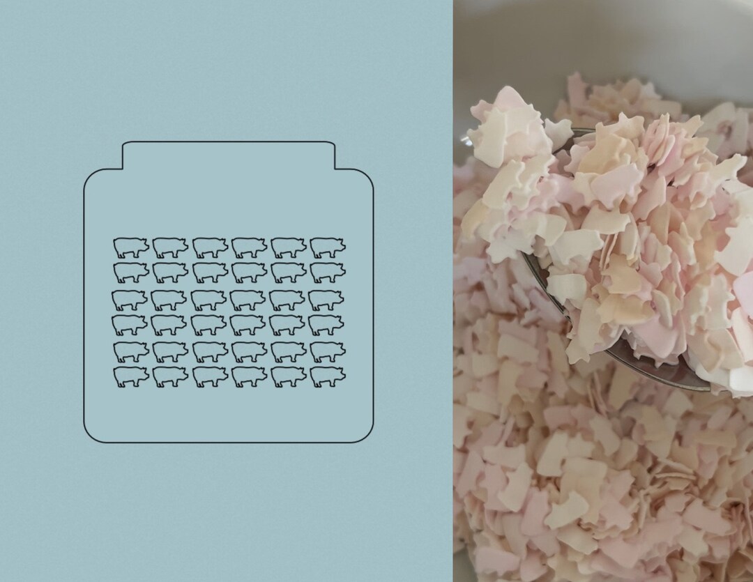 Pig Sprinkle Stencil - Etsy