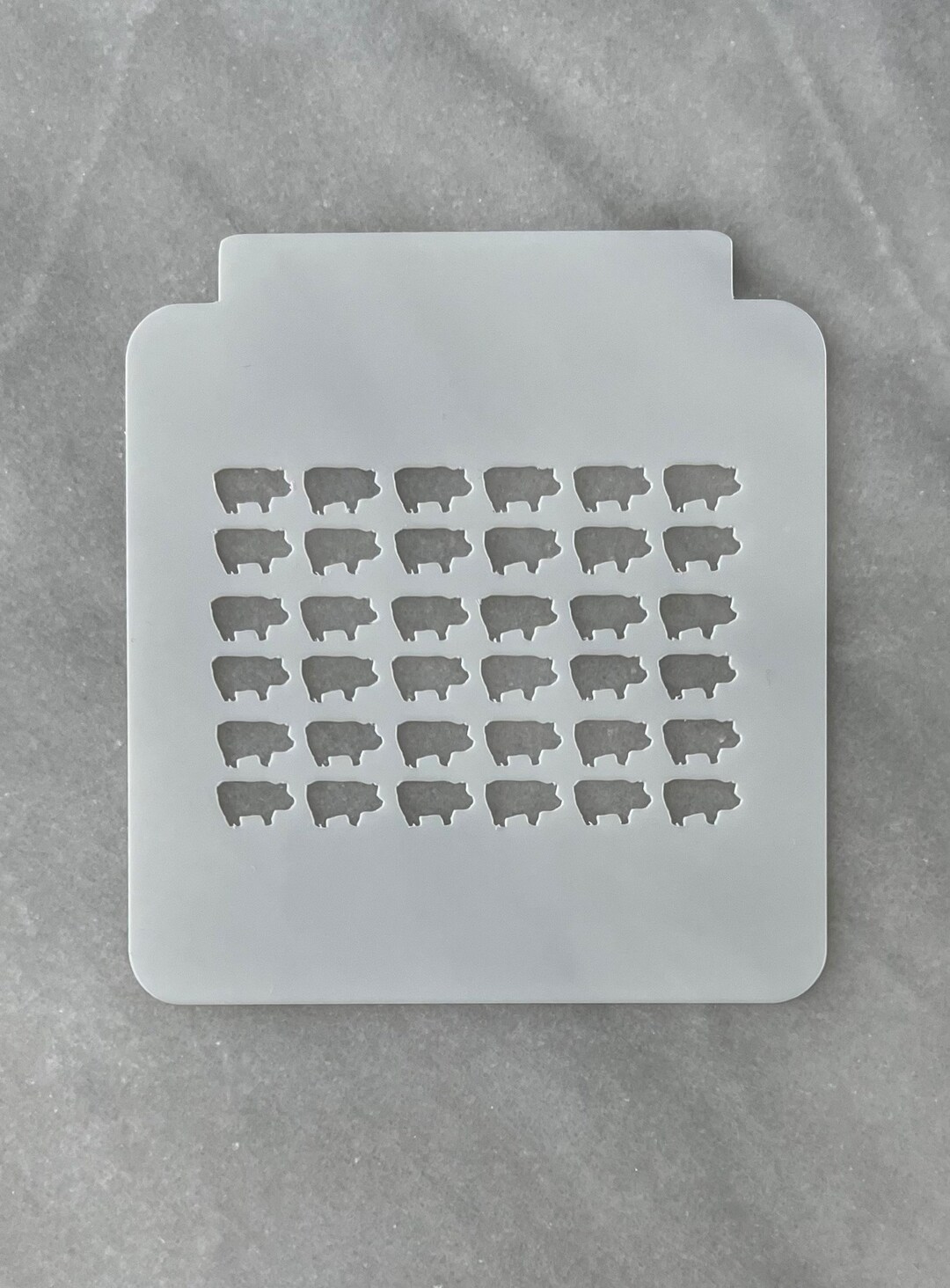 Pig Sprinkle Stencil - Etsy