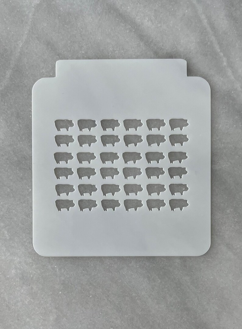Pig Sprinkle Stencil - Etsy