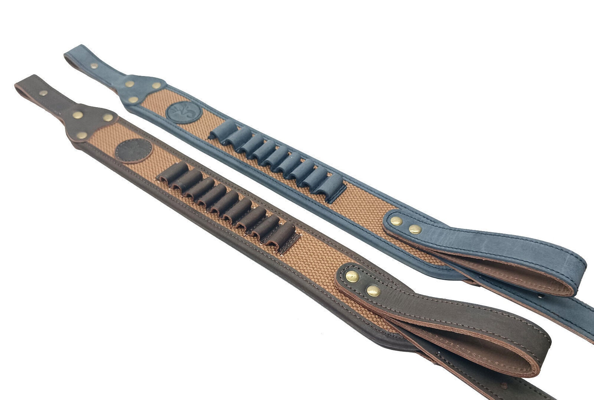 Leather Canvas Rifle Sling, 9 Shell Holder, .308 Caliber, Padded - Etsy
