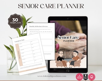Elderly Care Planner, Caregiving Checklist, Caregiver Task List, Senior ...