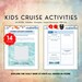Fun Printable Kids Activities Packet - Includes Junior Captain Logbook ...
