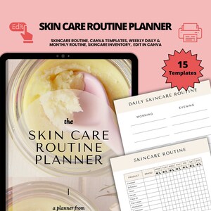 Revamp Your Skincare Regimen: Printable Planner for a Flawless Routine! - Etsy