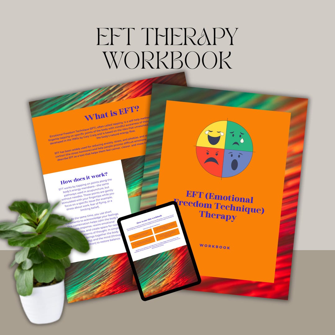 EFT Therapy Workbook: Emotional Freedom Technique, Anxiety Relief ...