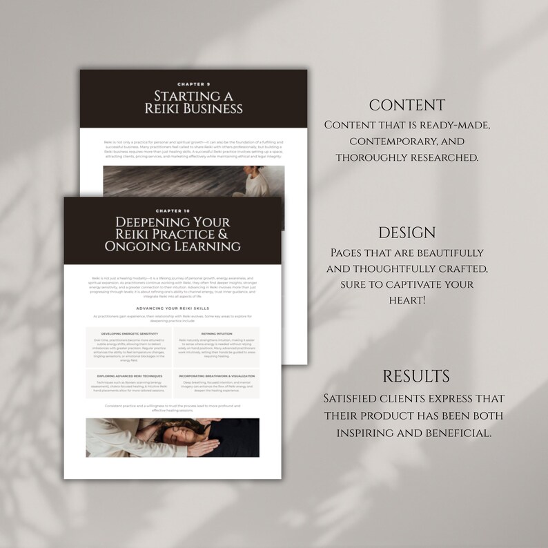 Editable Reiki Guide Canva Template | Learn Energy Healing & Reiki ...