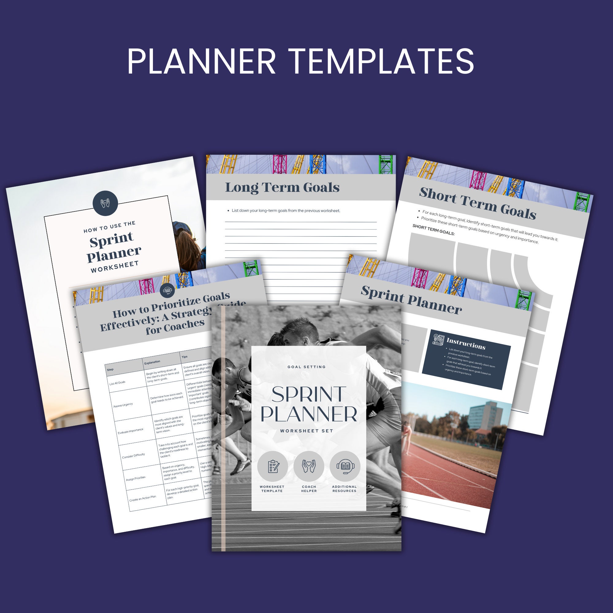 Sprint Planner Set: Resource Planning & Strategy Guide (templates) - Etsy