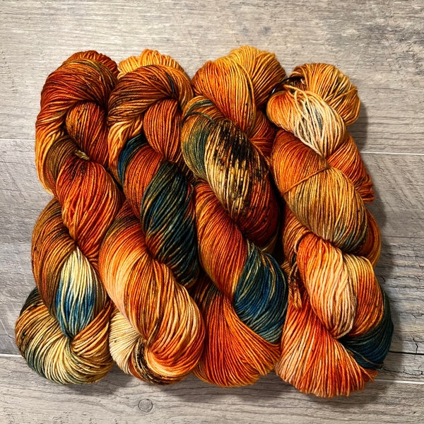Bright Orange Yarn - Etsy