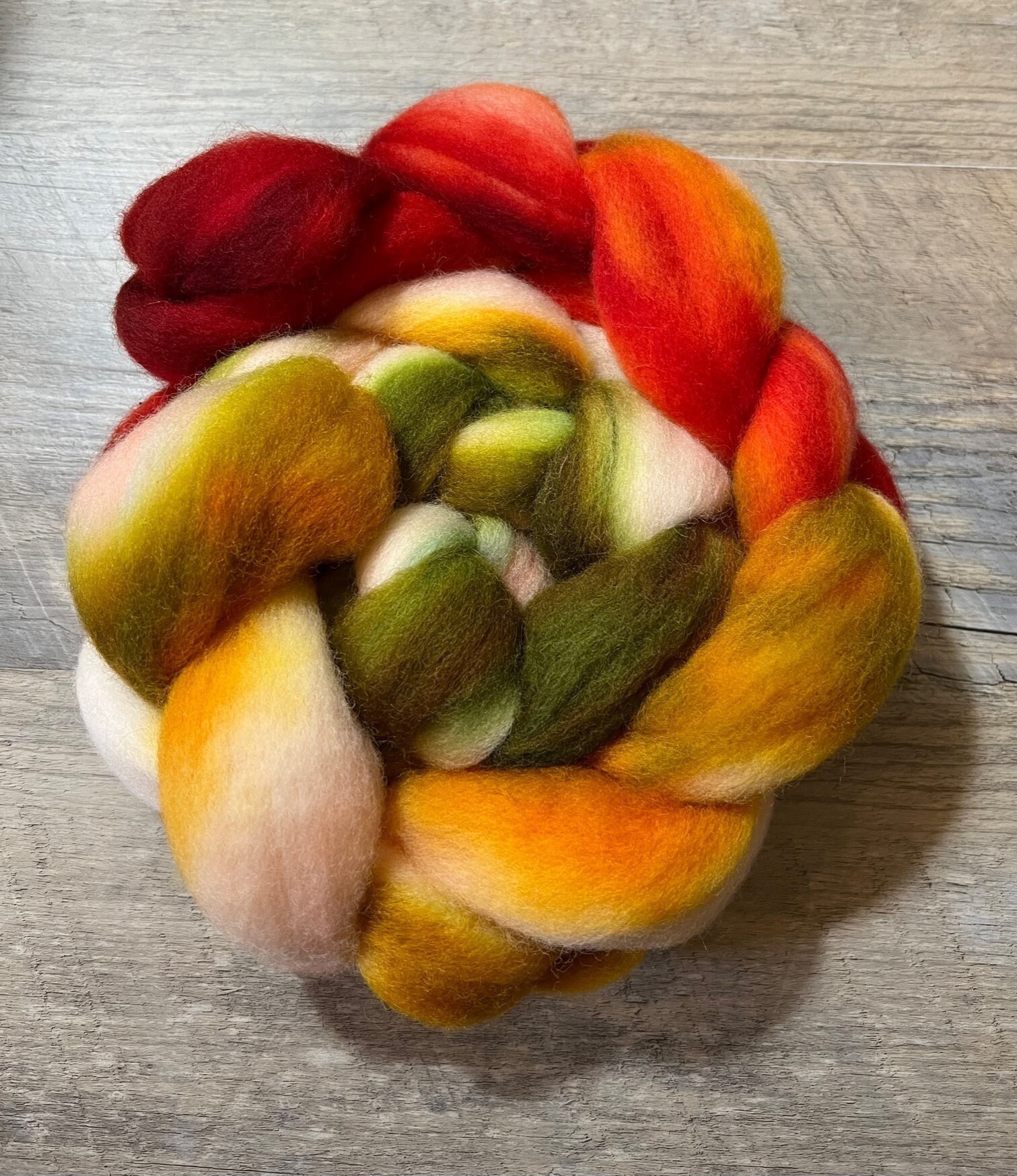 Seasons Change Colorway Roving Spinning Felting Autumn Fall - Etsy