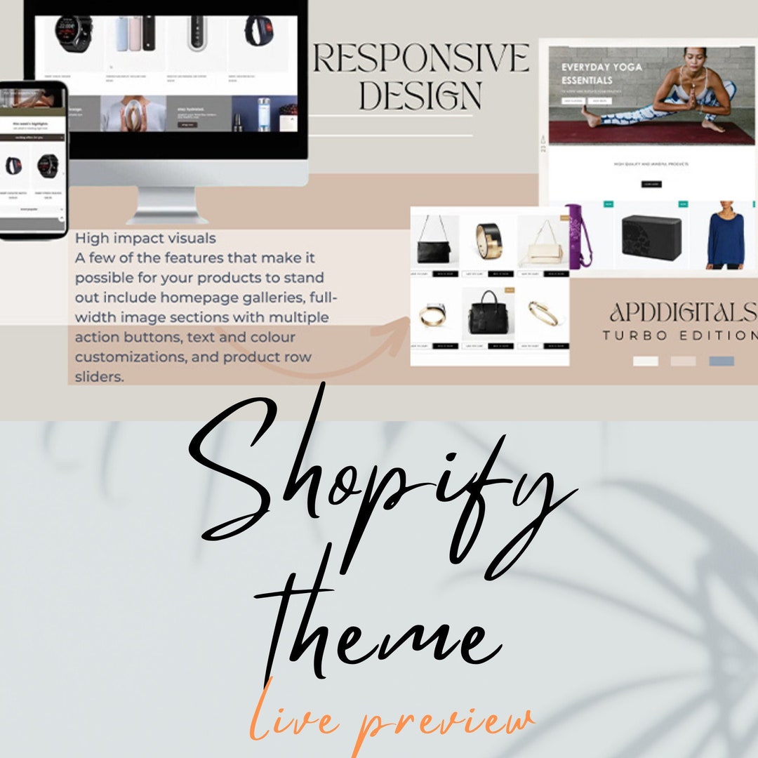 Shopify Theme Template - Performance Rich Design - Shopify Website ...
