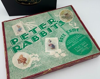 Peter Rabbit Vintage Board Game Beatrix Potter's Peter Rabbit Race Game ...