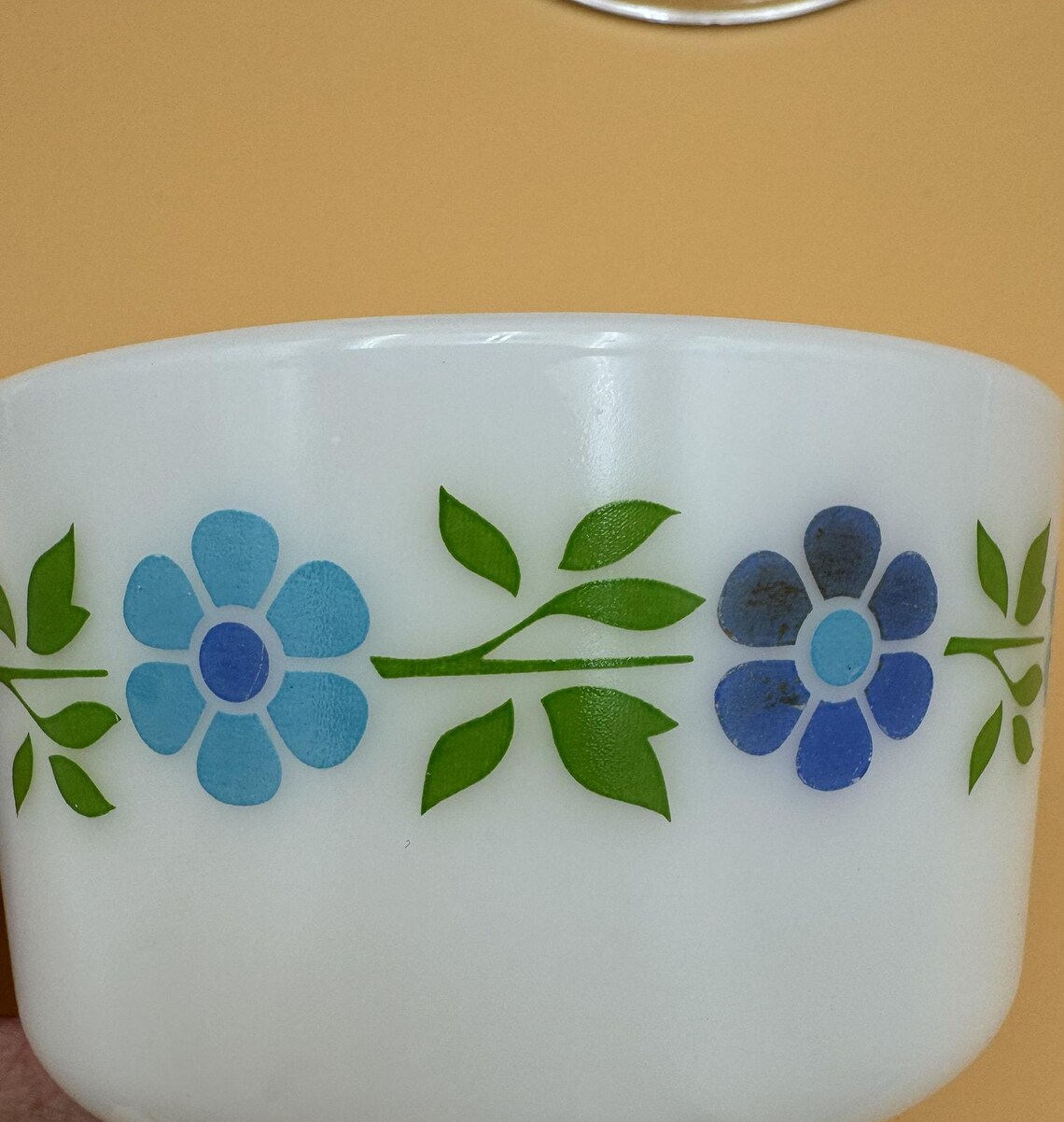 Pyrex JAJ Blue Band Daisies Margarine Container and Lid - Etsy