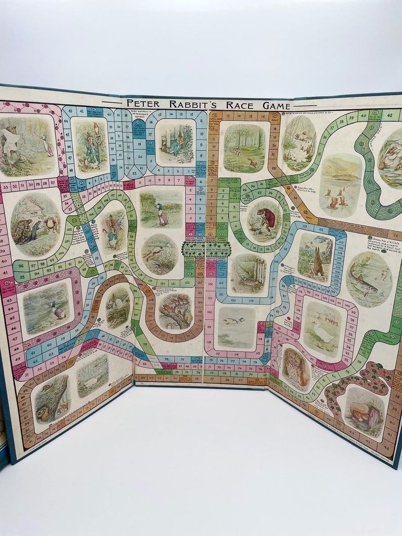 UK Import: Rare Vintage Peter Rabbit Race Game Circa 1945 - Etsy