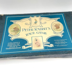 UK Import: Rare Vintage Peter Rabbit Race Game Circa 1945 - Etsy