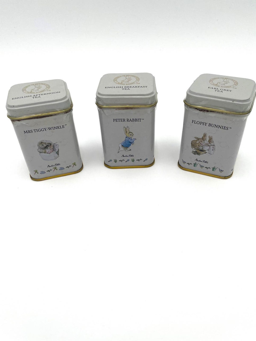 UK Import: Peter Rabbit 3 Sealed Tins With English Tea - Etsy
