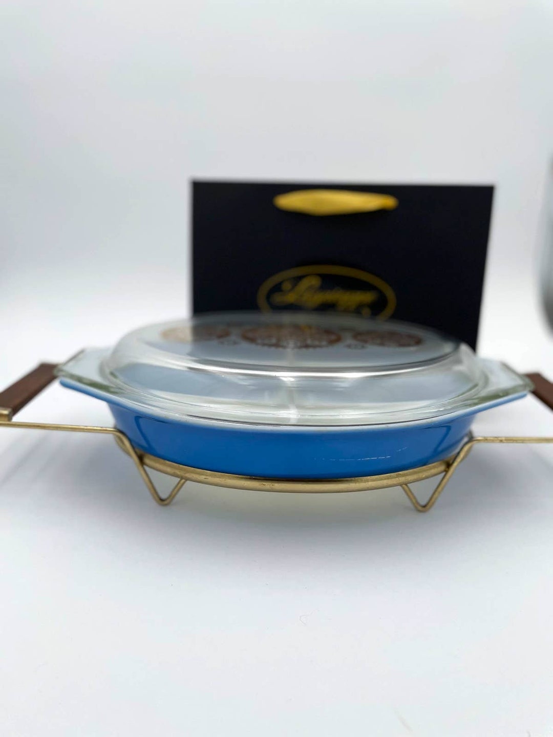 Vintage Pyrex Promo Royal With Cradle Divided Dish - Etsy