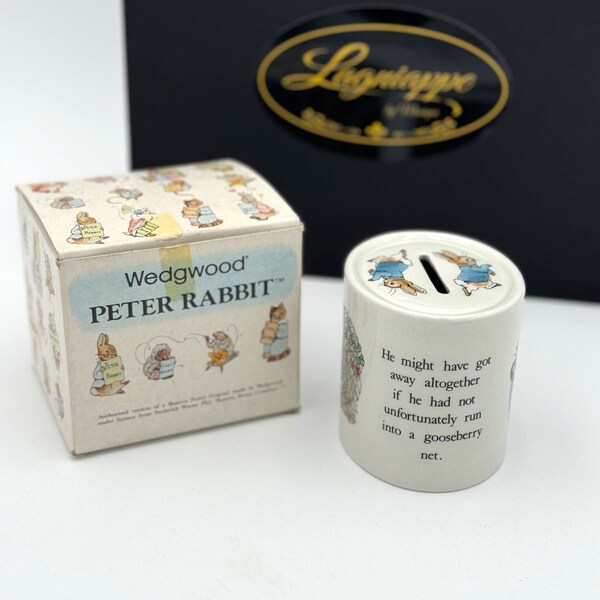 Wedgwood Peter Rabbit Bank - Etsy