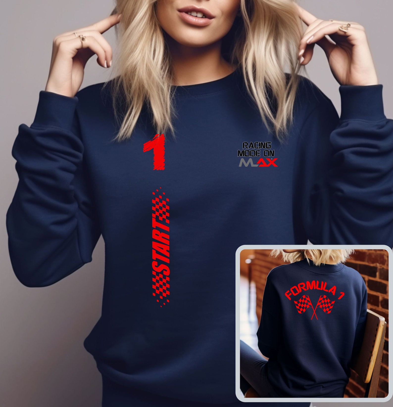 Formula 1 Car Racing Unisex Crewneck Sweatshirt Formula 1 - Etsy