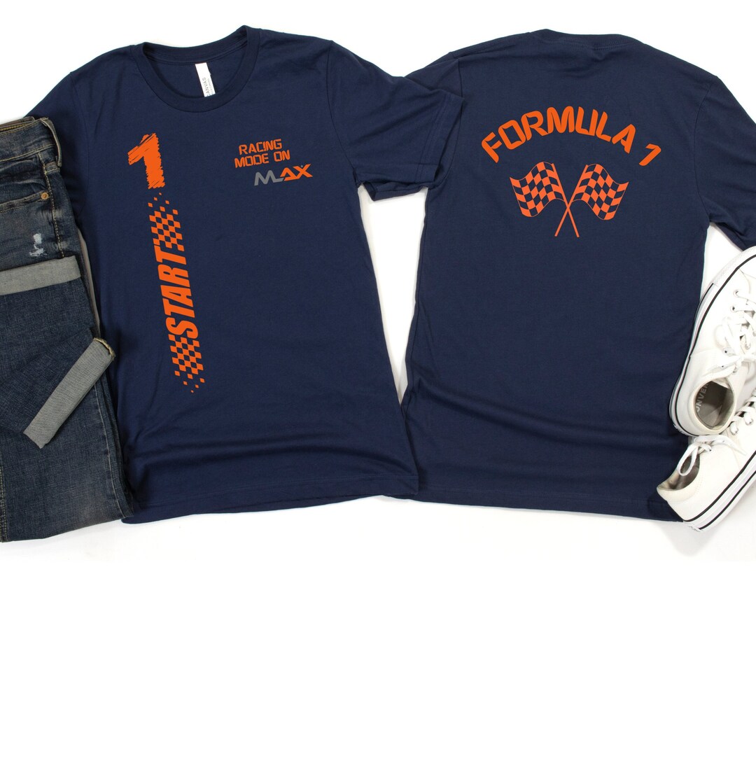 F1-formula 1 Tshirt Front and Back Print,racing Shirt ,formula 1 Racing ...