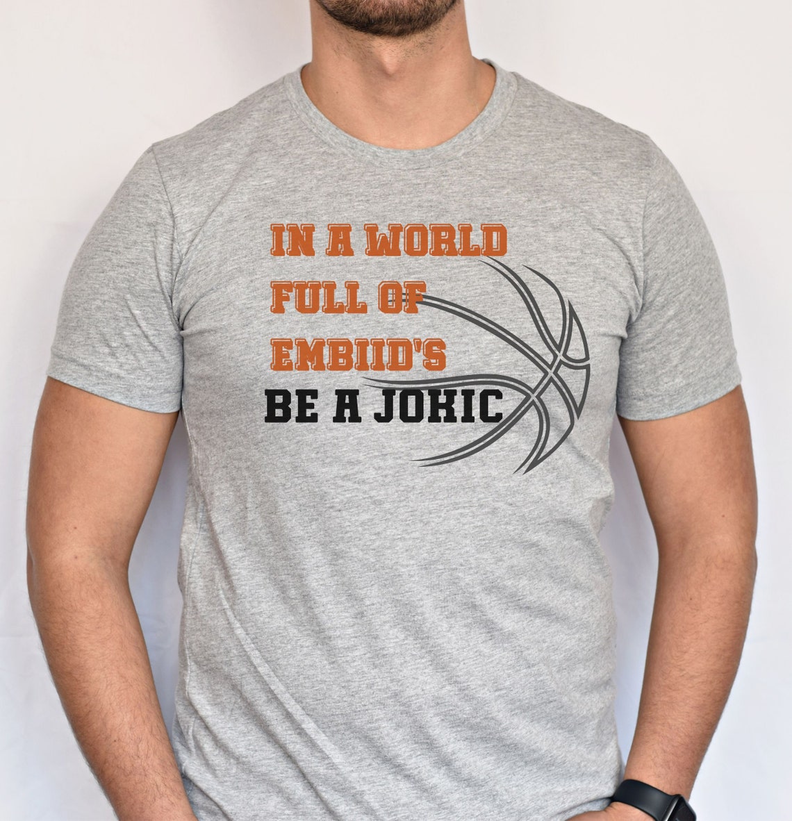 Nikola Jokic Basketball Shirt, Basketball Shirt for Game Day Gift - Etsy