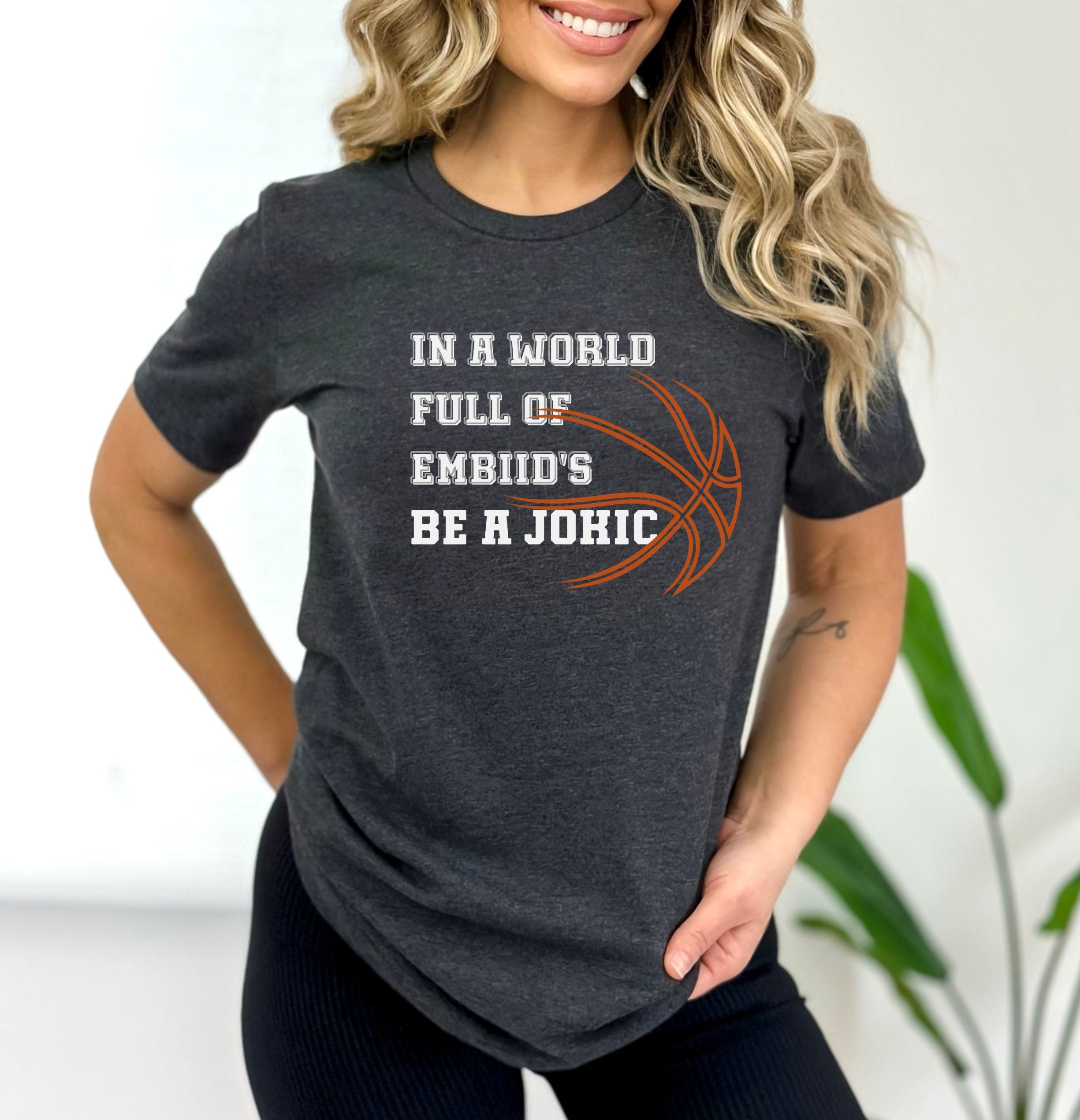 Nikola Jokic Basketball Shirt, Basketball Shirt for Game Day Gift - Etsy