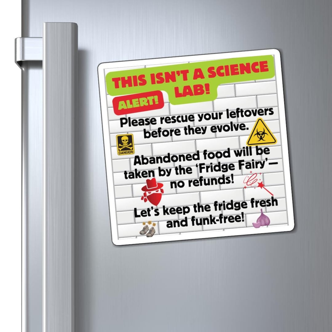 Office Signage Cubicle Decor Funny Magnet Office Shared Fridge ...