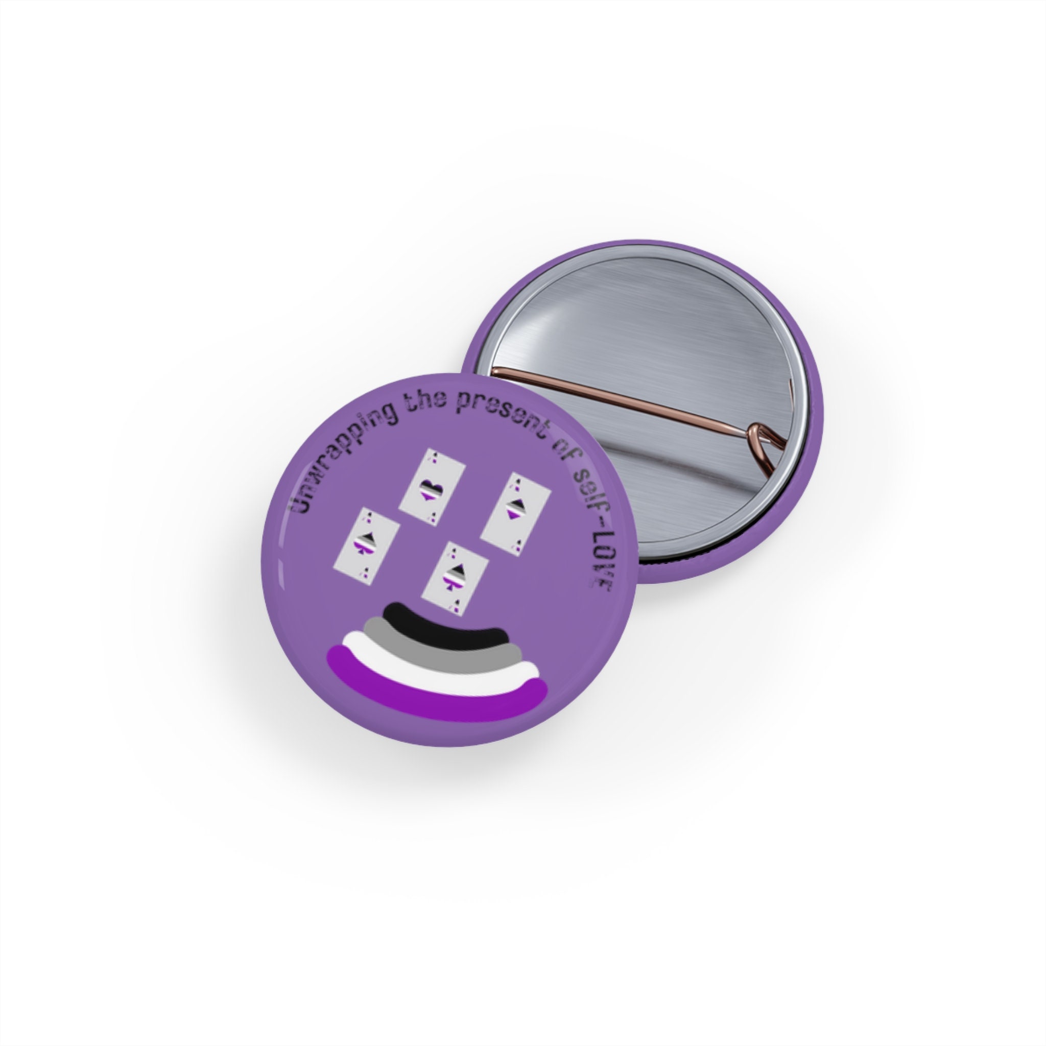 Ace Pride Pin ,aro Ace Pride Enamel Pin , Collar Pin, Round Pins, - Etsy