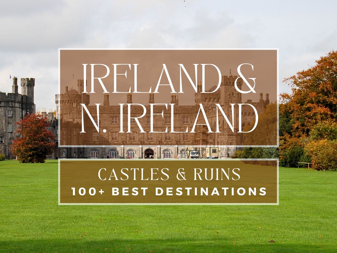 Digital Map Ireland Castles Map Northern Ireland Castles Guide - Etsy