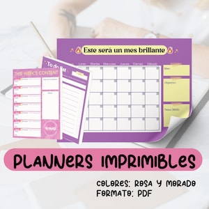 Printable Planners - Etsy
