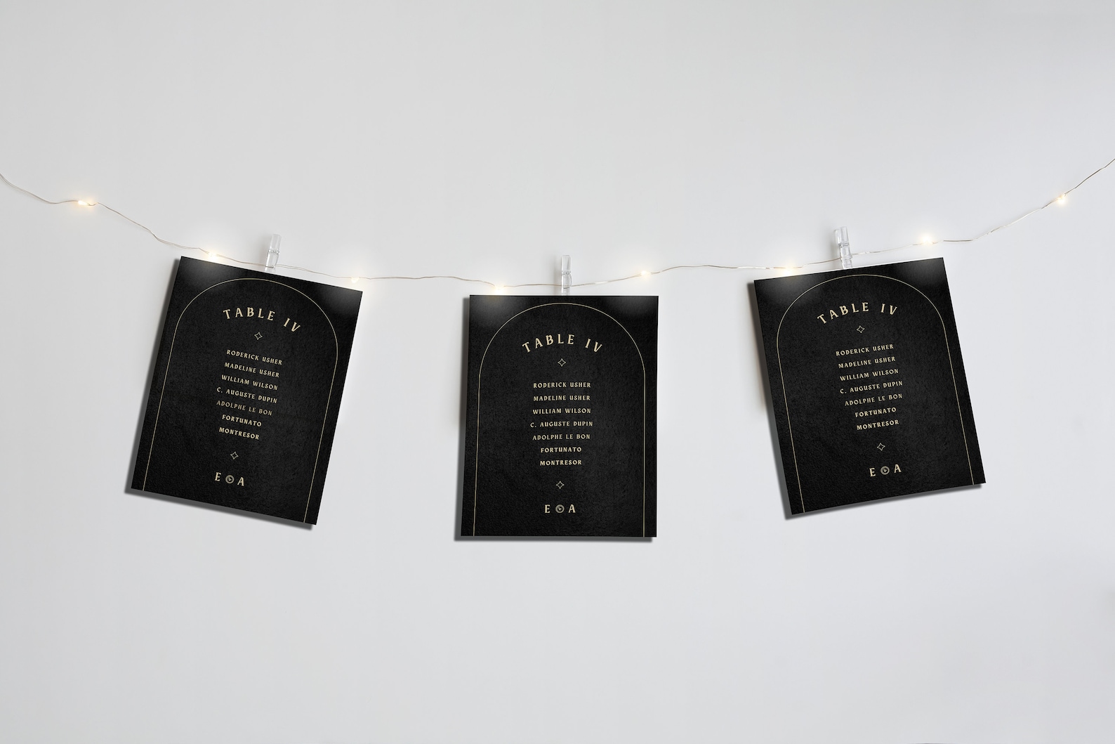 Wedding Signage Package - Annabel Collection - Poe Inspired Dark Gothic ...