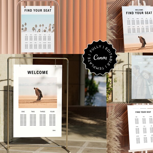 Polaroid Wedding Seating Chart - Etsy