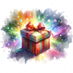 Magic Gift Box Clipart | Mystical Magic Box Clipart Bundle | 10 High ...