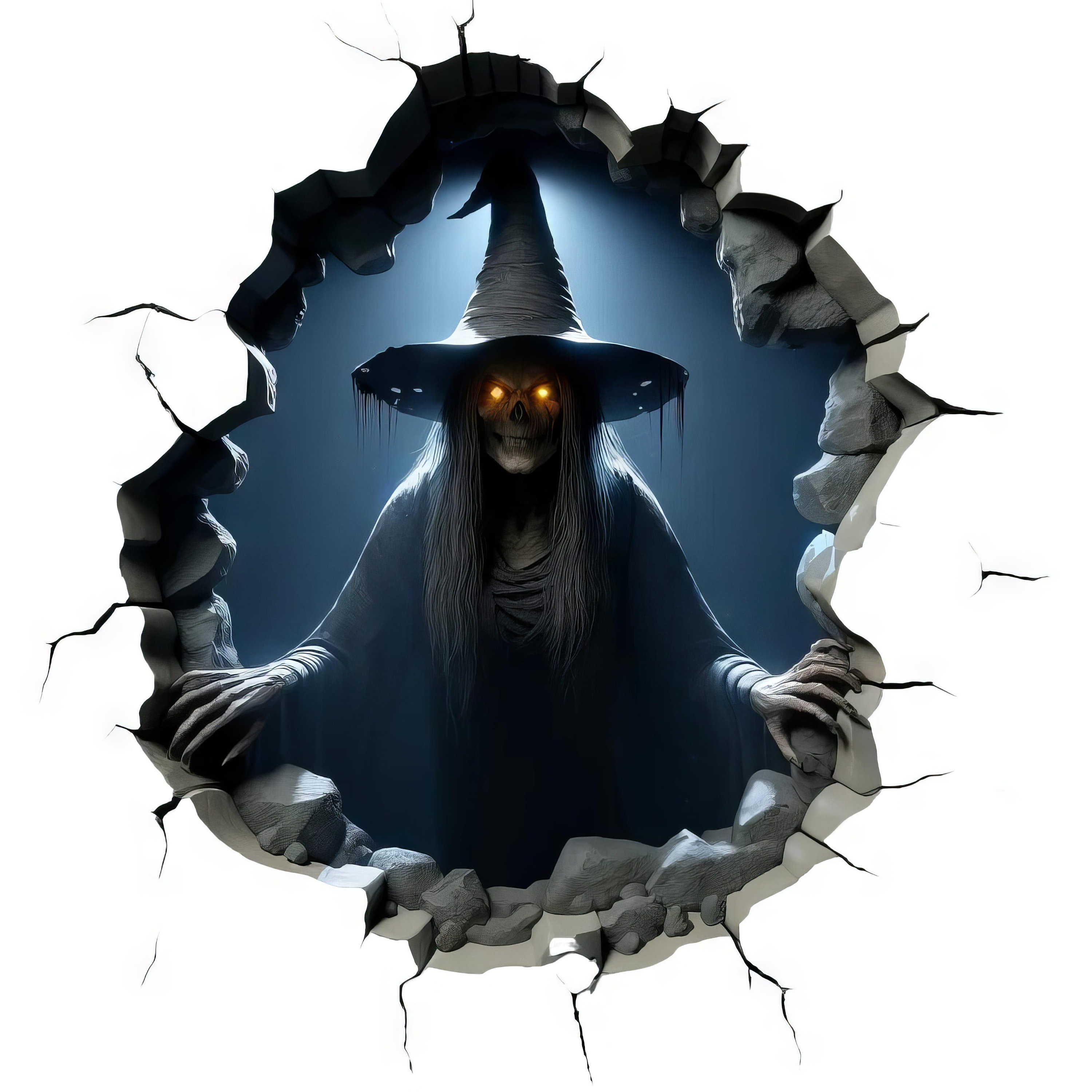 Creepy Witch Clipart Bundle: Spooky Halloween Art (digital Download) - Etsy
