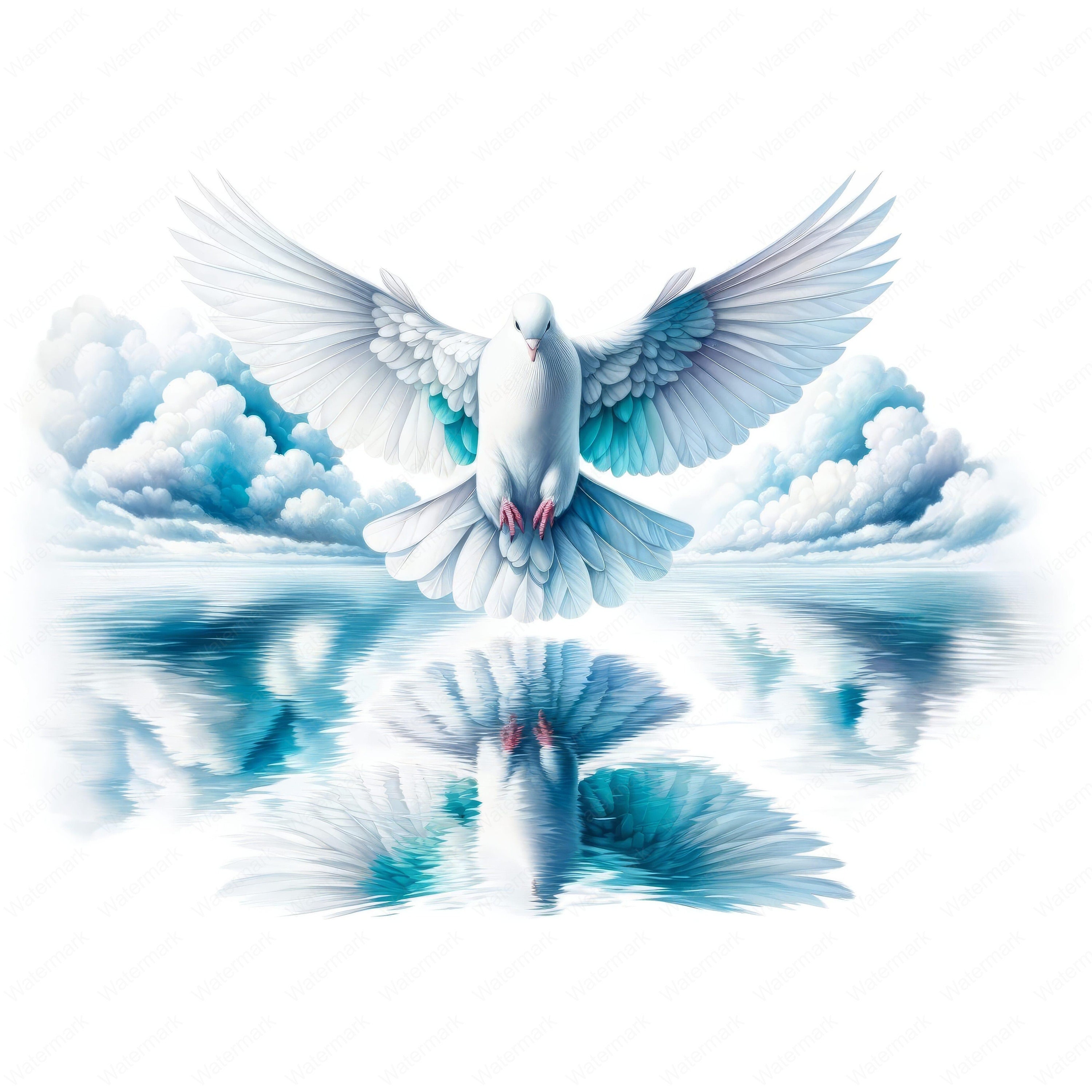 Serene Dove Clipart Bundle: Peace Theme Art (digital Download) - Etsy