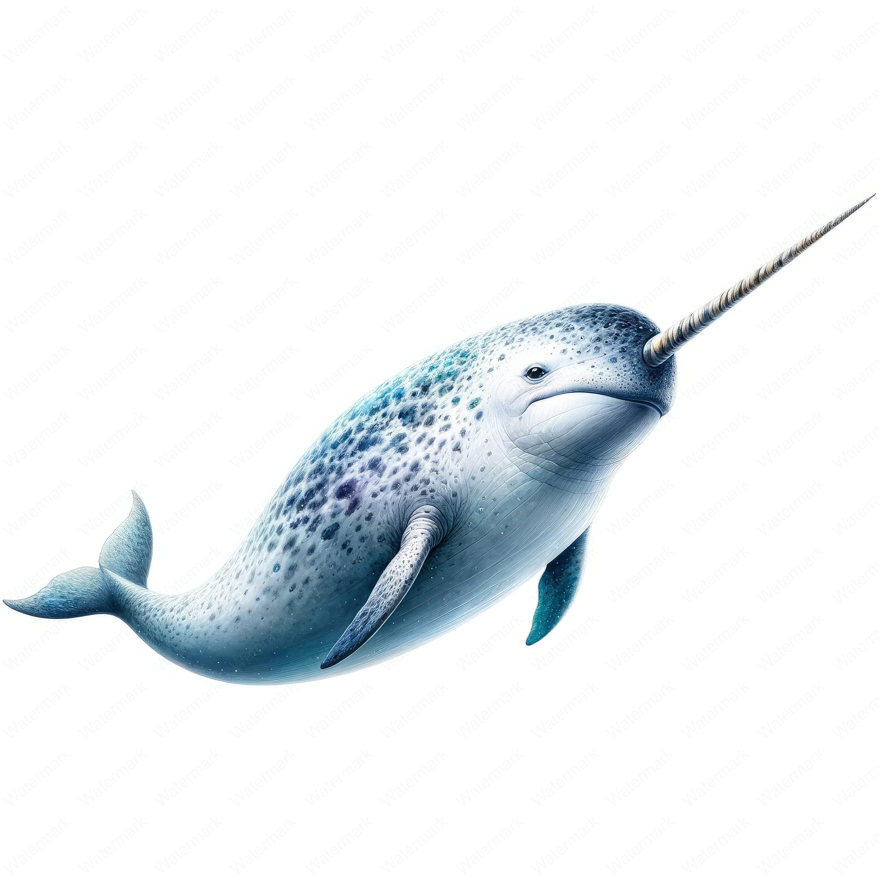 Narwhal Clipart | Charming Narwhal Clipart Bundle | 10 High-quality ...