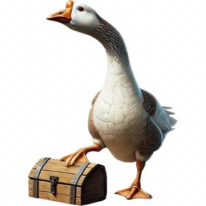 Farm Goose Clipart | Rustic Farm Goose Clipart Bundle | 10 High-quality ...