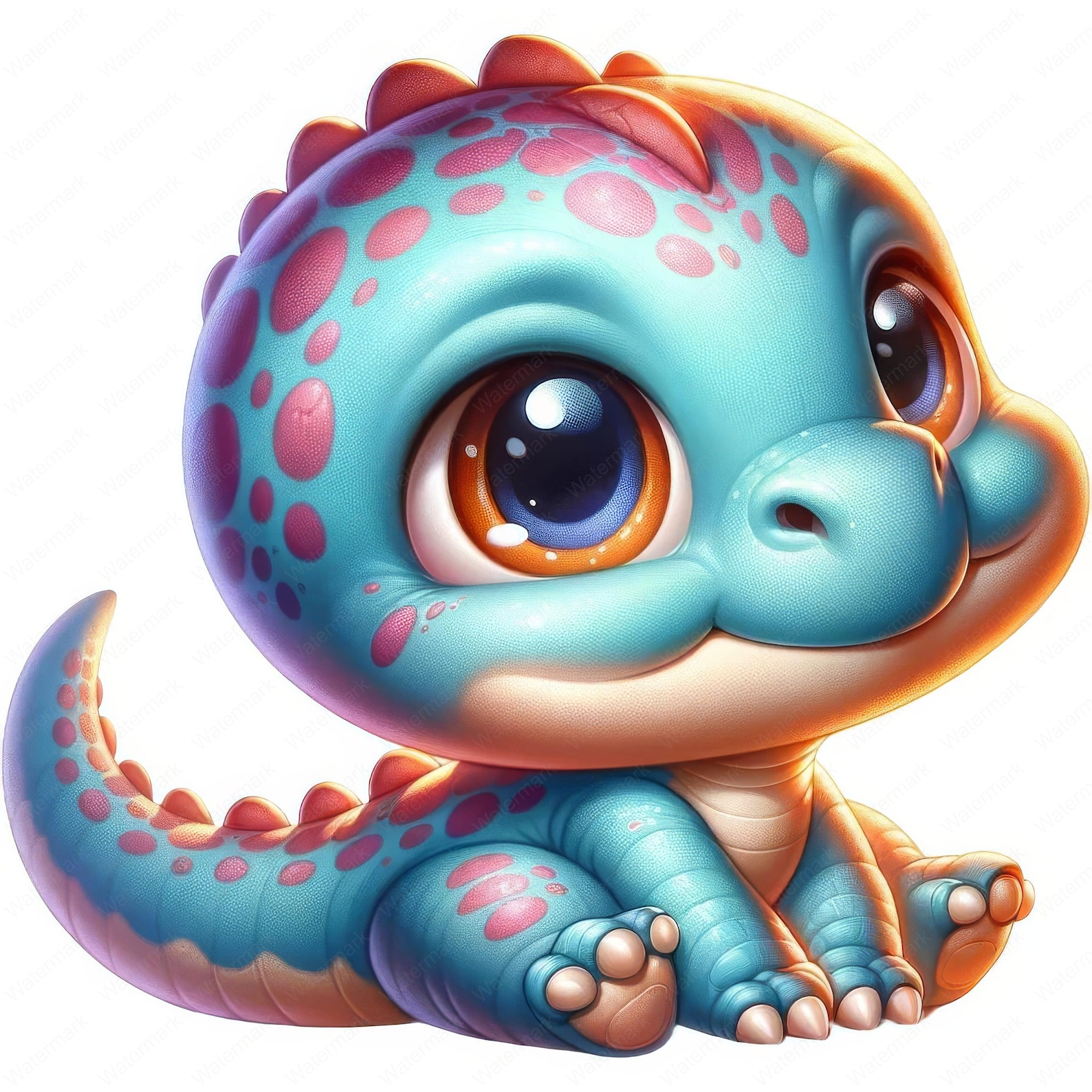 Baby Dinosaur Clipart Bundle: Adorable Dino Art Printables (commercial ...