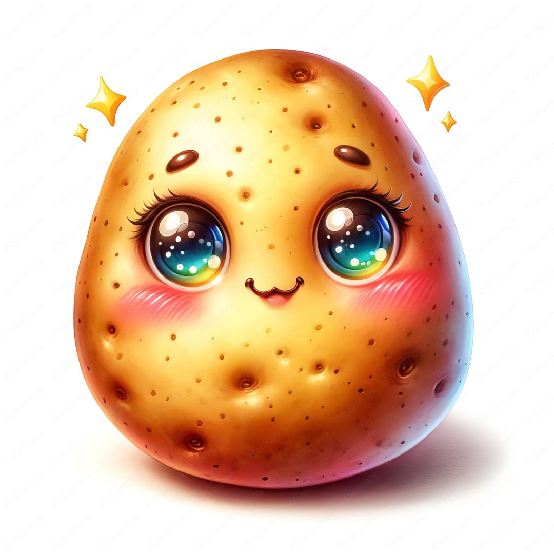 Cute Potato Clipart Adorable Potato Clipart Bundle 10 High-quality ...