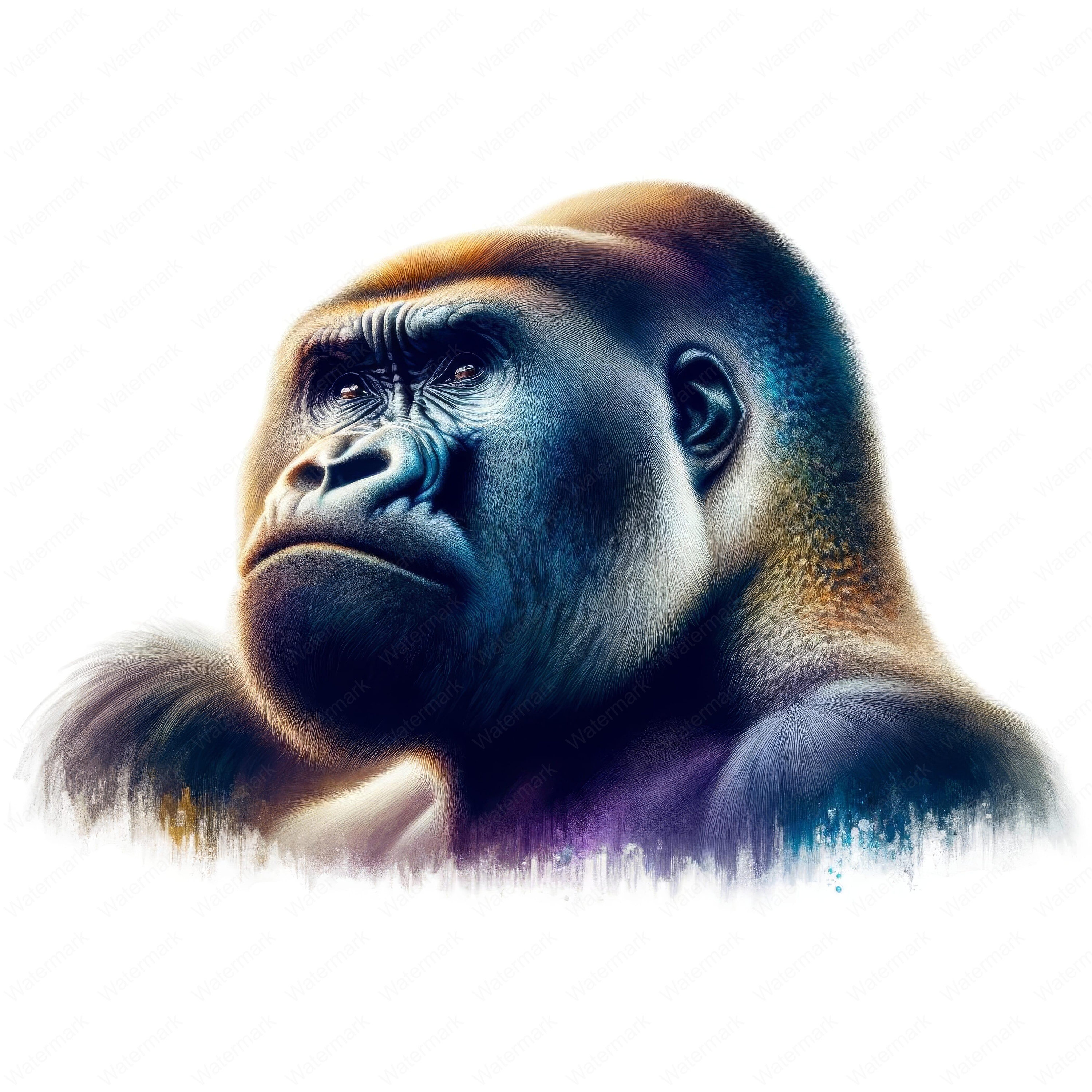 Silverback Gorilla Clipart