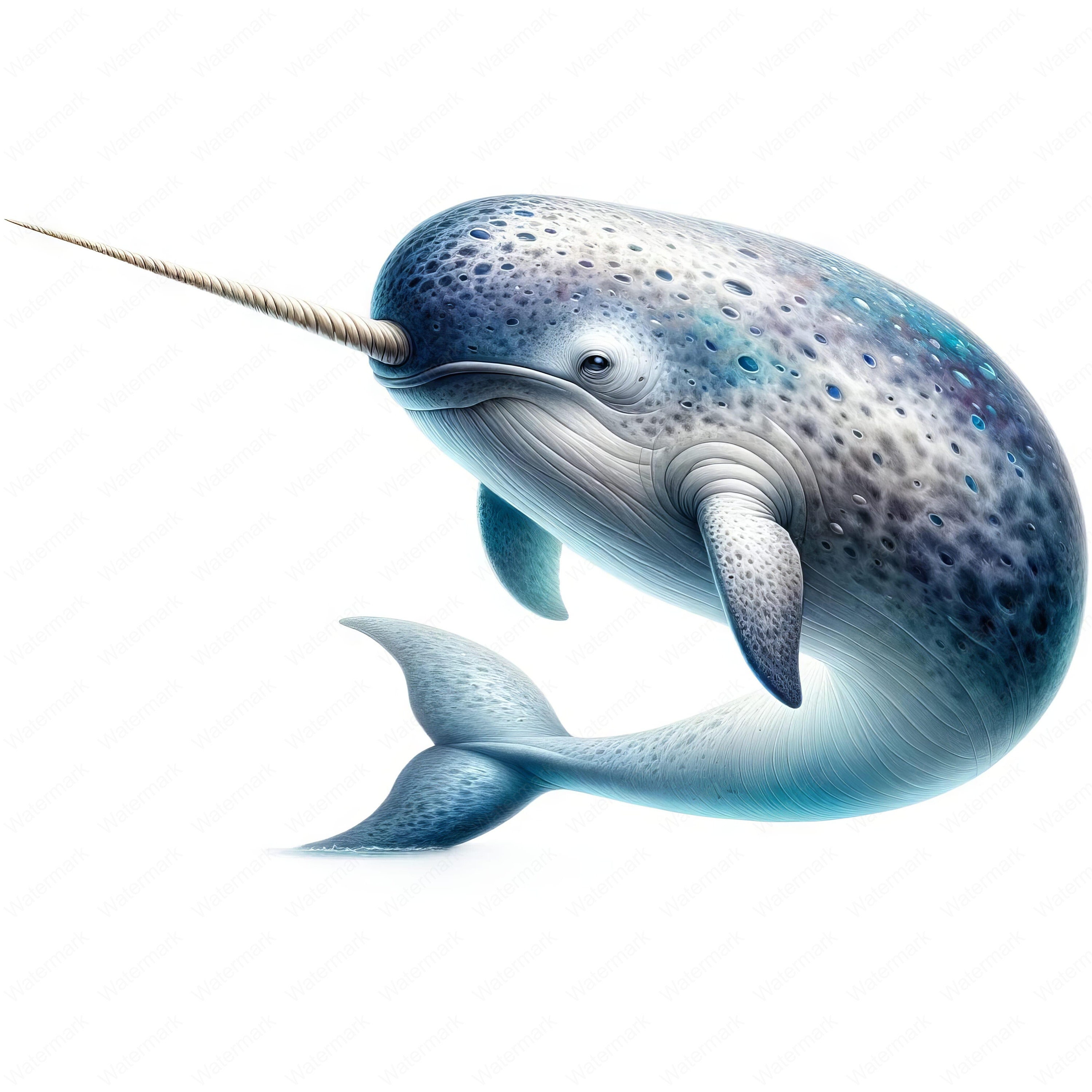 Narwhal Clipart | Charming Narwhal Clipart Bundle | 10 High-quality ...