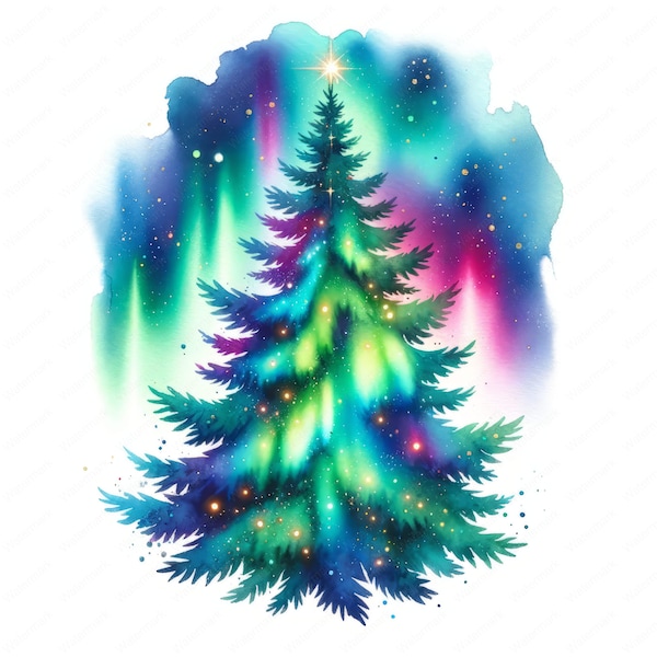 Christmas Tree Art - Etsy