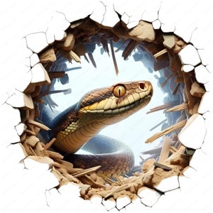 Snake Clipart | Realistic 3D Snake Clipart Bundle 01 | 10 High-quality ...