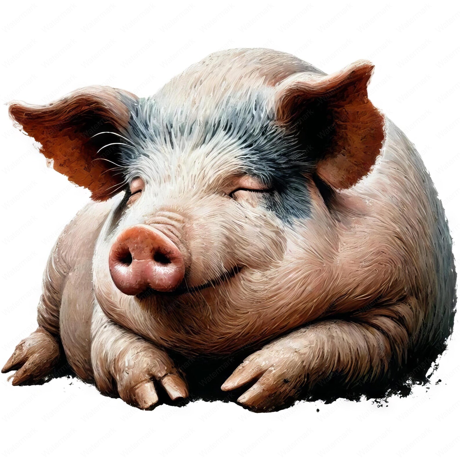 Rustic Pig Clipart Bundle: Farm Animal Designs (digital Download) - Etsy