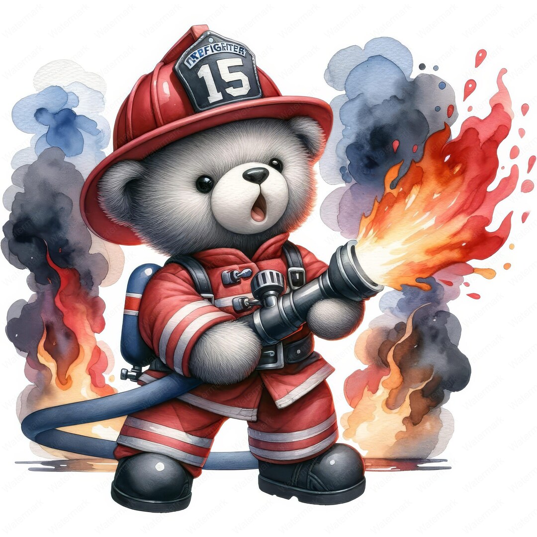 Brave Teddy Bear Clipart | 10 High-quality Designs | Courageous Bear ...