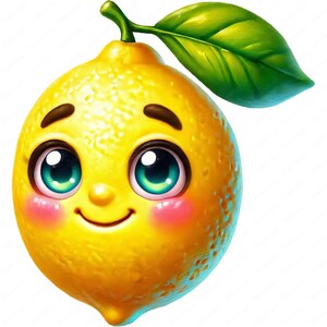 Cute Lemon Clipart | Imaginative Cute Lemon Clipart Bundle | 10 High ...