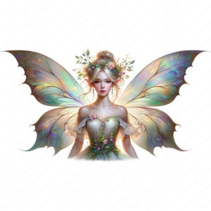 Forest Fairy Clipart Mystical Fairy Clipart Bundle 10 High-quality ...