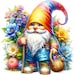 Spring Gnome Clipart Spring Gnome Clipart Bundle 01 10 High-quality ...